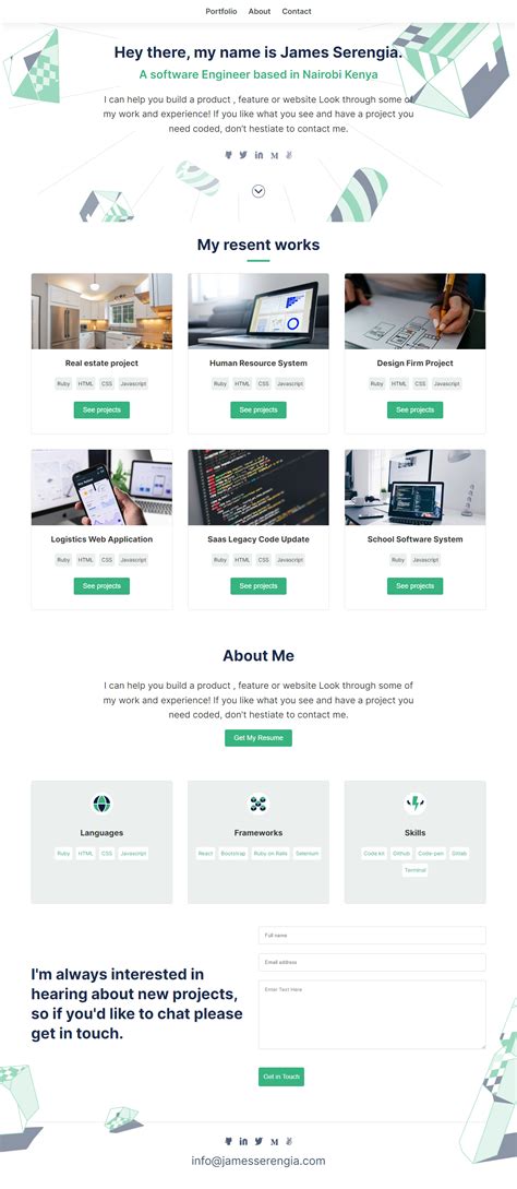 Github Serengiaportfolio Setup And Mobile First This Is A Portfolio Setup And Mobile First