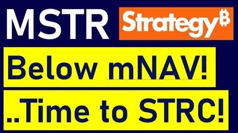 Mstr Stock Now Trades At A Discount To Nav At 098 Mnav It Is Time To