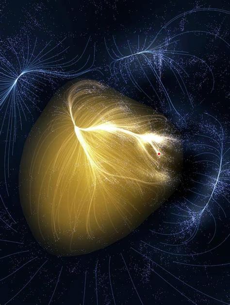Artwork Of Laniakea Supercluster Poster By Science Photo Library