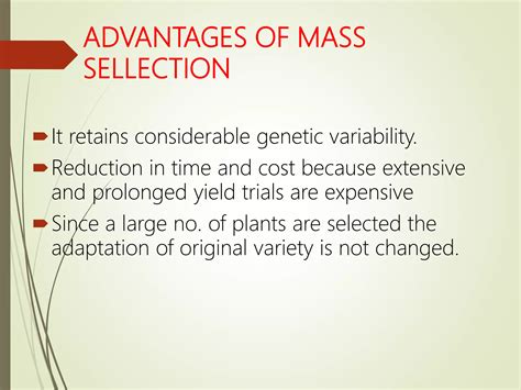 Selection Pureline And Mass Methods Pptx