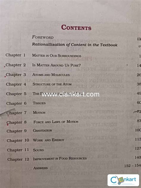 Buy Science Textbook For Class Ix Book In Excellent Condition At