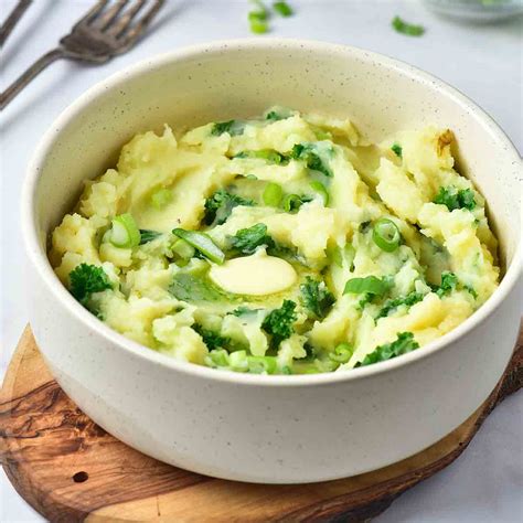 Colcannon With Kale Irish Mashed Potatoes Deliciously Home Cooked