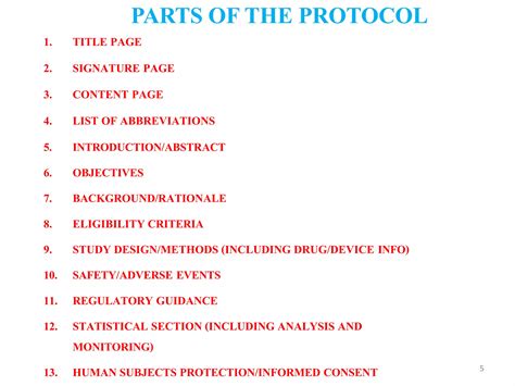 Clinical Trial Protocol Development Pptx