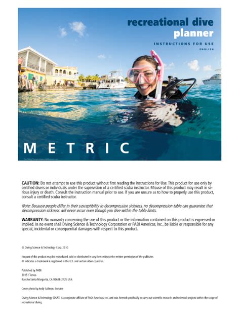 Recreational Dive Planner Pdf