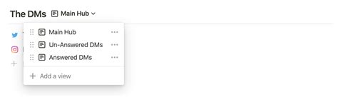 Notion Template Minimal Social Media Pipeline Red Gregory