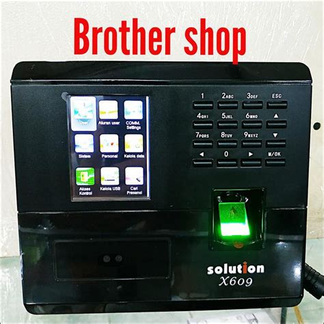 Jual Mesin Absensi Jari Dan Wajah Solution X609 Shopee Indonesia