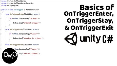 The Basics Of Ontriggerenter Ontriggerstay And Ontriggerexit In Unity