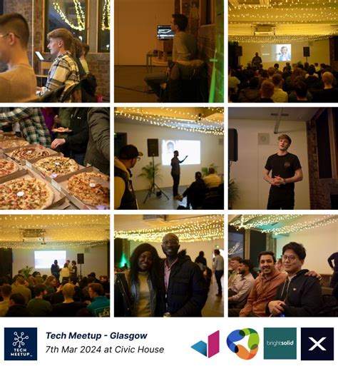 Tech Meetup Glasgow On Linkedin Please Enjoy Some Lovely Snapshots