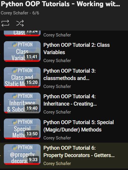 Eaint Kyal Syn Lynn On Linkedin Python Oop Learning Youtube