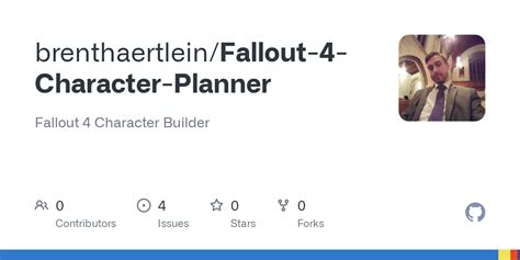Github Brenthaertlein Fallout 4 Character Planner Fallout 4