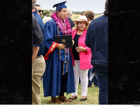 Arnold Schwarzeneggers A Proud Dad At Joseph Baenas Graduation