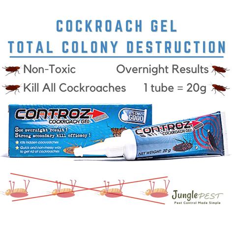 Controz Cockroach Gel Destroy Cockroach Colonies Tiktok Shop Singapore