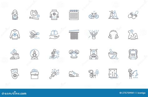 Tailor Made Line Icons Collection Customized Personalized Bespoke Individualized