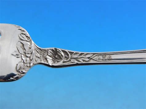 Poppy By Gorham Sterling Silver Flatware Set 12 Service 62 Pcs Luncheon For Sale At 1stdibs