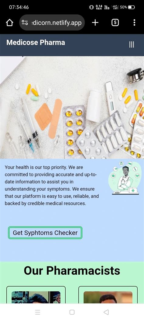 Akash Gangwar On Linkedin Finally Complete Symptoms Checker Website Using