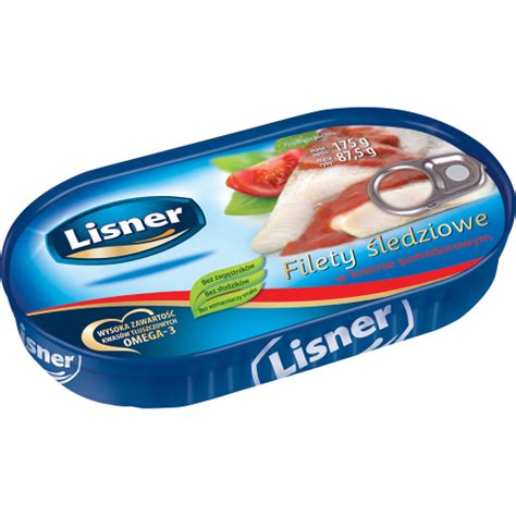 Lisner Herring Fillets In Tomato Cream 175g Food Plus Shop Online