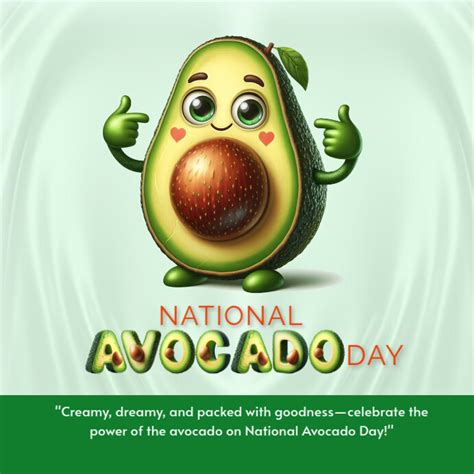 National Avocado Day Template Postermywall