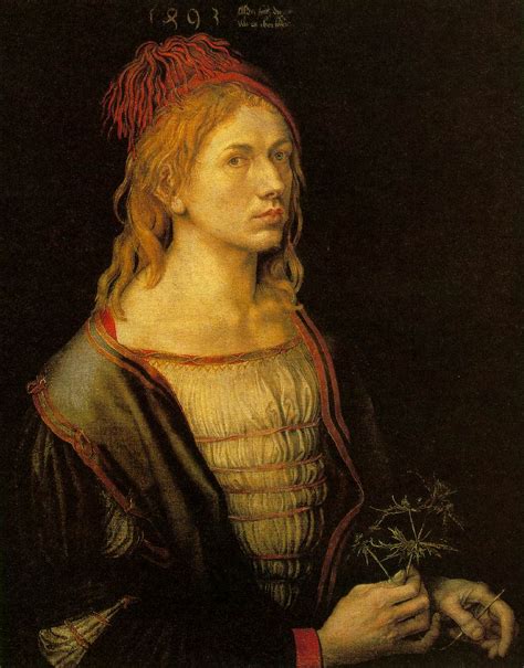 Self Portrait At 22 1493 By Albrecht Durer Artchive