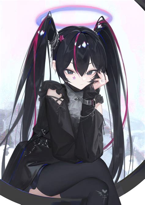 Miku In Black R Hatsune