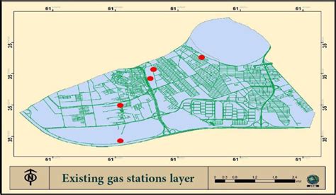 The Spatial Distribution Of Gas Stations Download Scientific Diagram