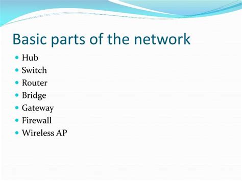 PPT Basic Networking Components PowerPoint Presentation ID 2659428