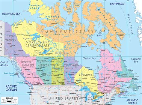 Map Of East Canada