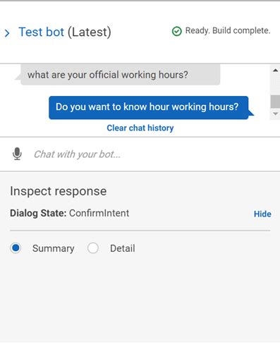 Creating A Chatbot Using Amazon Lex Service Day One Initial Bot