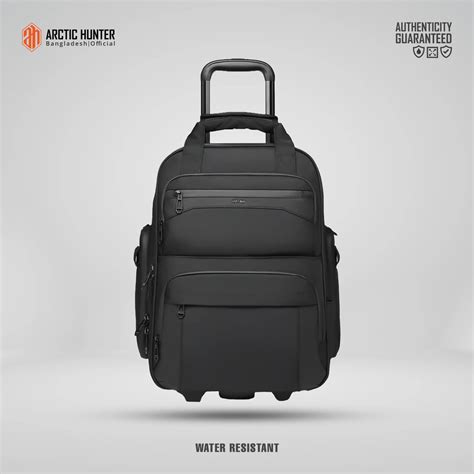 Ozuko 9699 Luxury Trolley Anti Theft Lock 18 Inch Laptop Bag