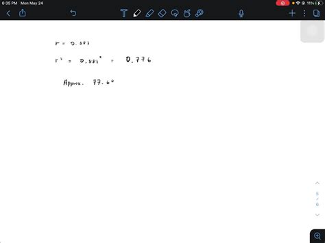 Solveduse The Value Of The Correlation Coefficient R To Calculate The