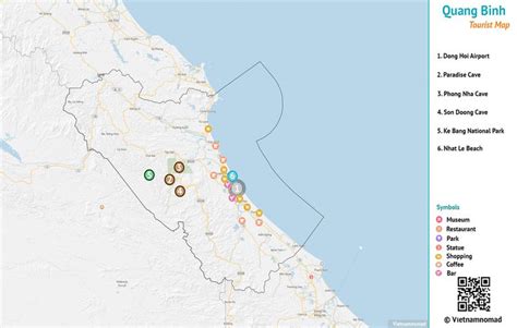 Map Of Quang Binh Tourist Destinations Vietnam Border Map 2023 Map