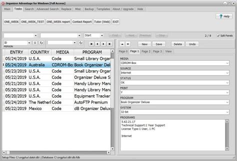 Tabbed Toolbars Task Toolbar