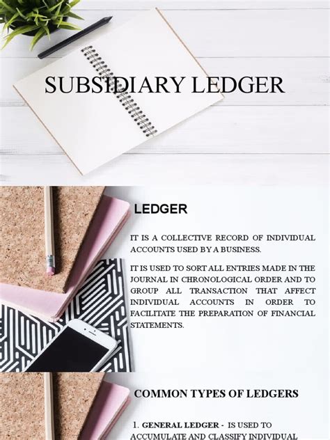 Subsidiary Ledger Final Pdf Debits And Credits Business Economics