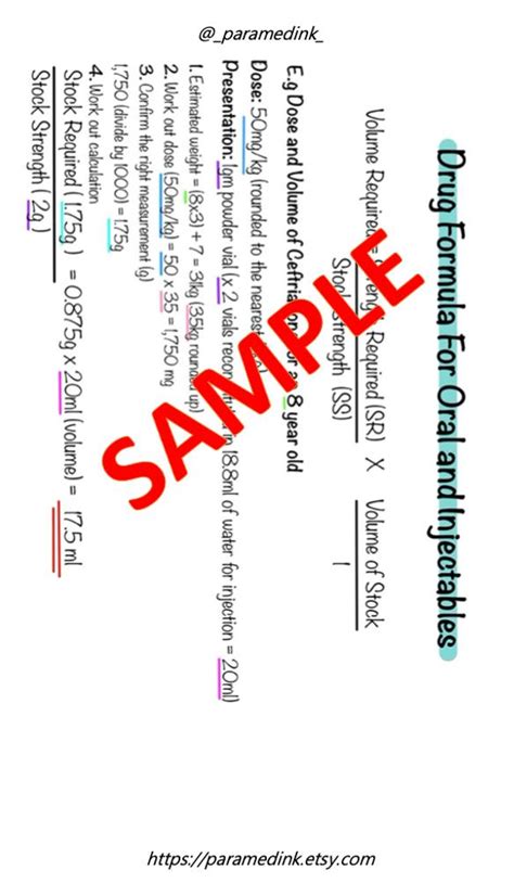 Paramedic Reference Cards Digital Etsy