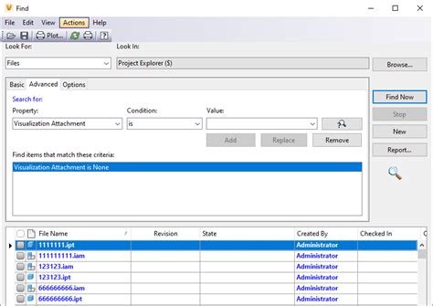 how to search for files that miss a visualization preview in vault