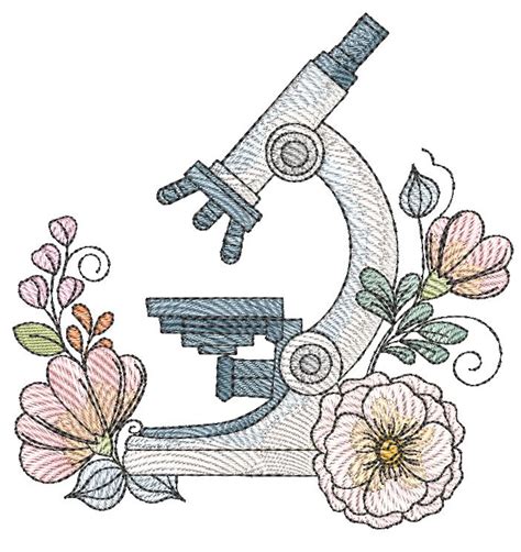 Microscope Embroidery Designs