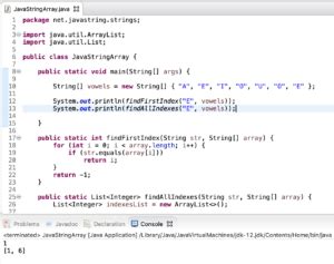 Java String Array