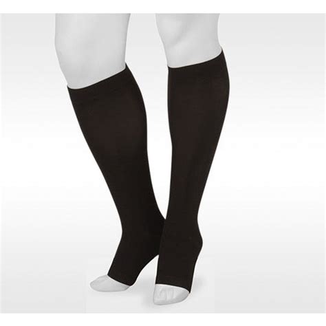 Juzo Basic Knee High 20 30 Mmhg Open Toe Compression Stockings
