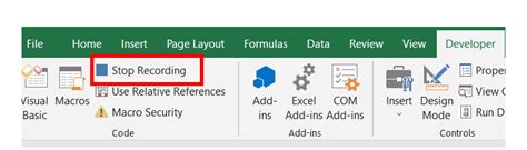 Macro In Excel Programming