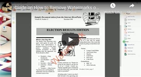 Best PDF Watermark Remover In Remove Watermark From PDF