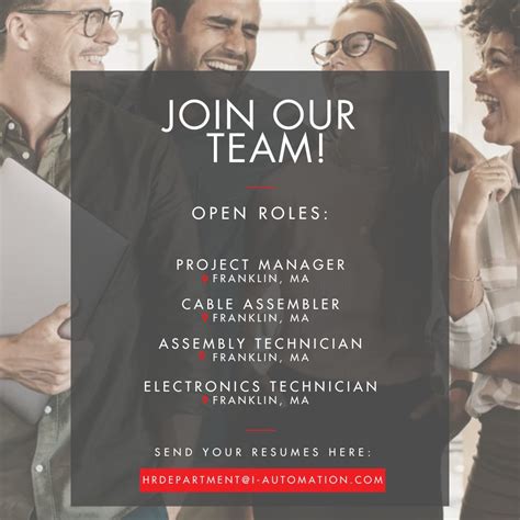 Joinus Careeropportunities Jobopening Automation Techjobs