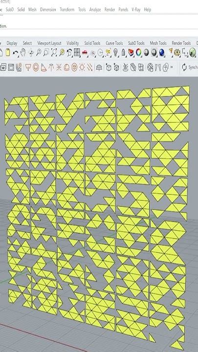 random triangles grasshopper3d architecture parametricdesign façade