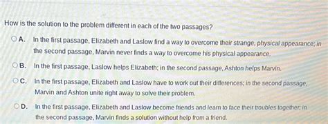 Solved How Is The Solution To The Problem Different In Each Of The Two