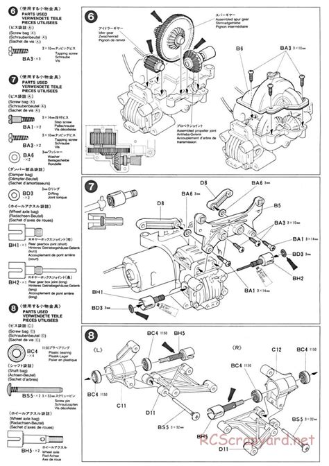 Tamiya Ta 01 Chassis Cutdown Manual • Rcscrapyard Radio