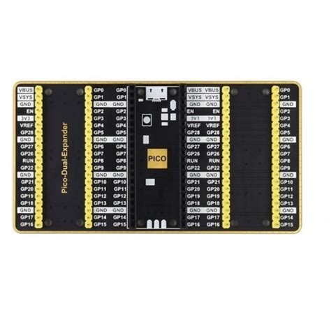 Dual GPIO Expander For Raspberry Pi Pico Two Sets Of Male Headers