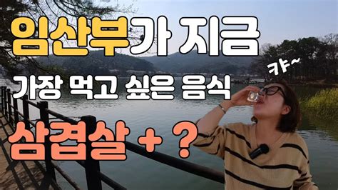 현재 임신중인 임산부 와이프가 가장 먹고 싶은 삼겹살에 소주 YouTube