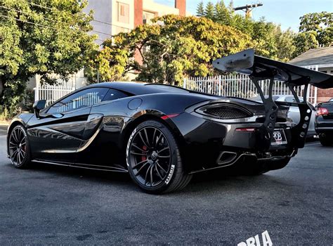 Black Mclaren 570s With A Custom Wing Setup By Rdb Auto News Magazine
