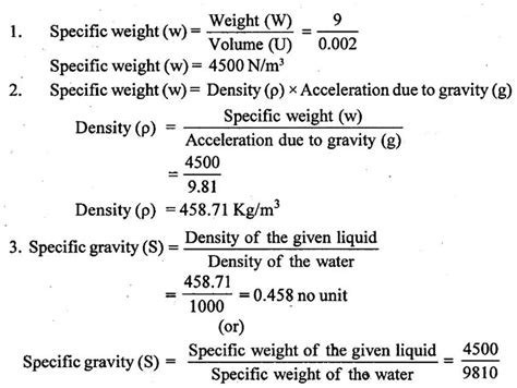 Properties Of Fluids With Solved Example Problems