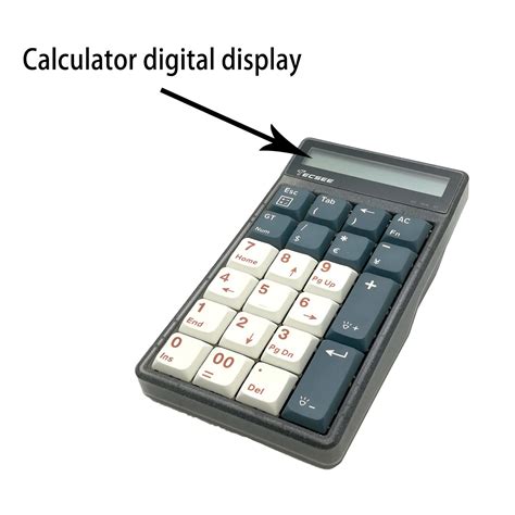 GetUSCart Tecsee Bluetooth Numeric Keypad Mechanical USB G Wireless Three Modes Numeric