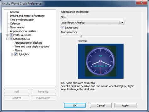 How To Change World Clock Appearance On Desktop