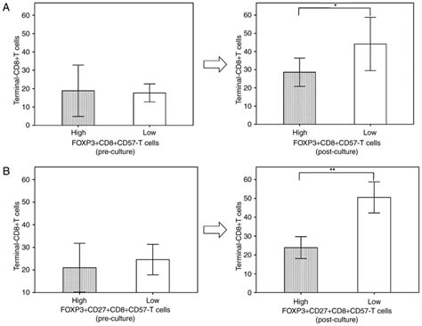 Terminally Differentiated Cd8 T Cells And Cd57‑foxp3 Cd8 T Cells Are Highly Associated With